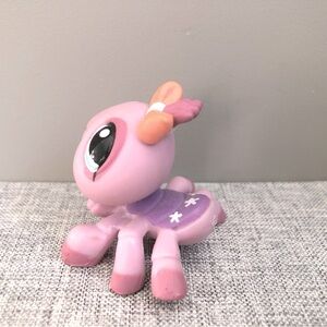 Hasbro | Toys | Littlest Pet Shop Lps Pink Spider With Bow 99 Hasbro ...